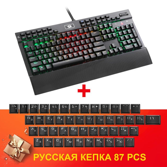 Redragon K550 Aluminum Wired Purple Switch Mechanical Gaming Keyboard ...